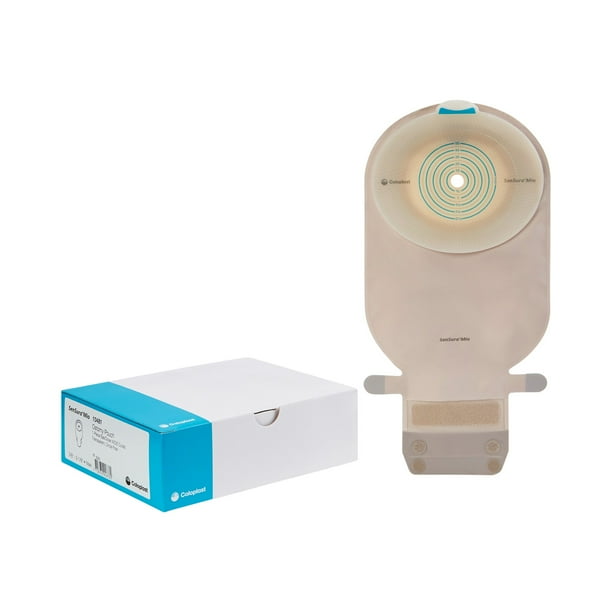 SenSura Mio Ostomy Pouch Drainable 3/8 to 2-1/8 Inch Stoma 11 Inch Length, Maxi 1pc System ...