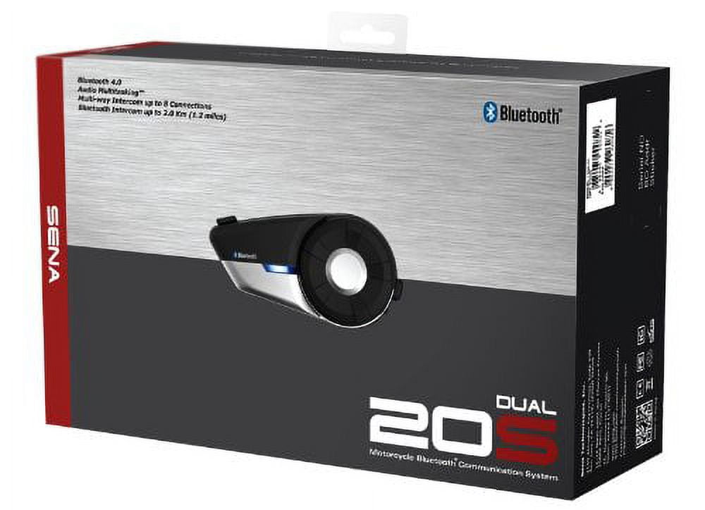 Sena 20S01D Motorcycle Bluetooth 41 Communication System With Hd Audio ...