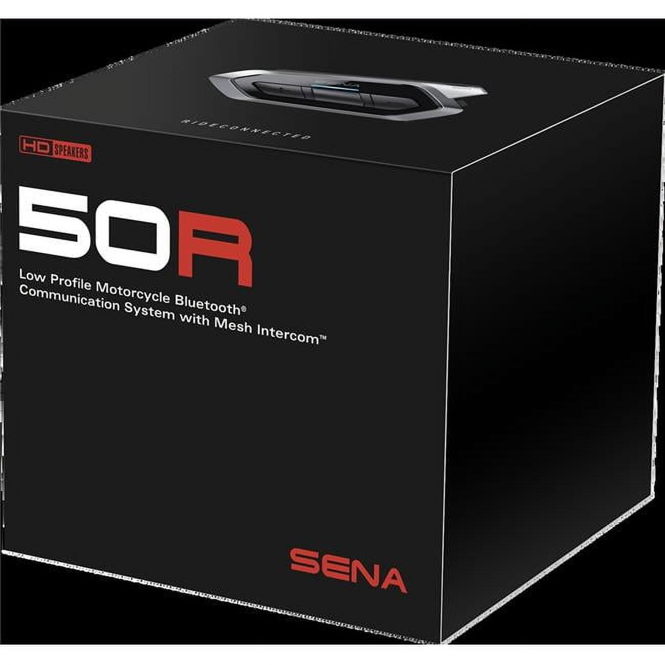 Sena 50R Hd Bluetooth Comm System With Mesh Intercom Single 50R-02 ...