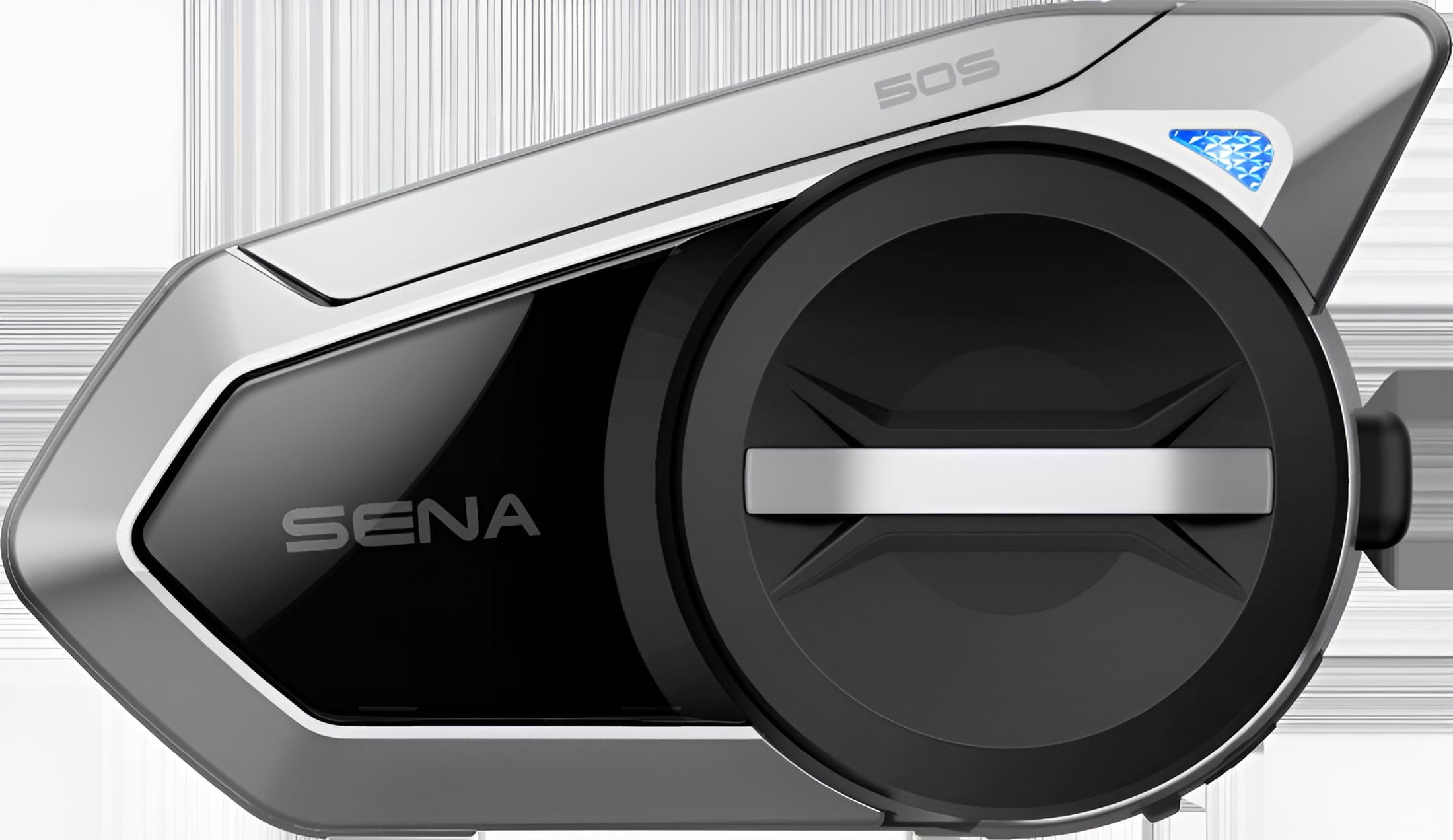 Sena 50S Motorcycle Bluetooth 5.0 Headset with Mesh 2.0 Intercom, High ...