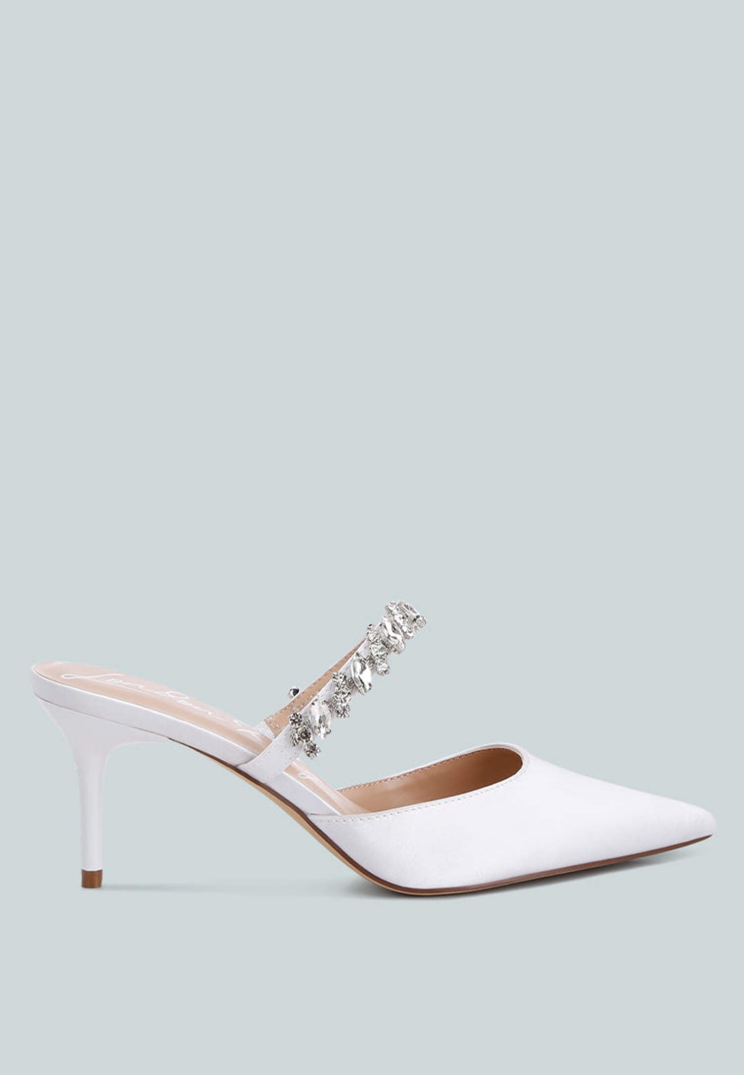 Sena Diamante Stiletto Mules Sandals - Walmart.com