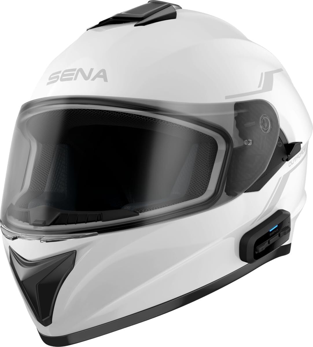 Sena OutForce DOT Full Face Motorcycle Helmet w/ Integrated Bluetooth ...