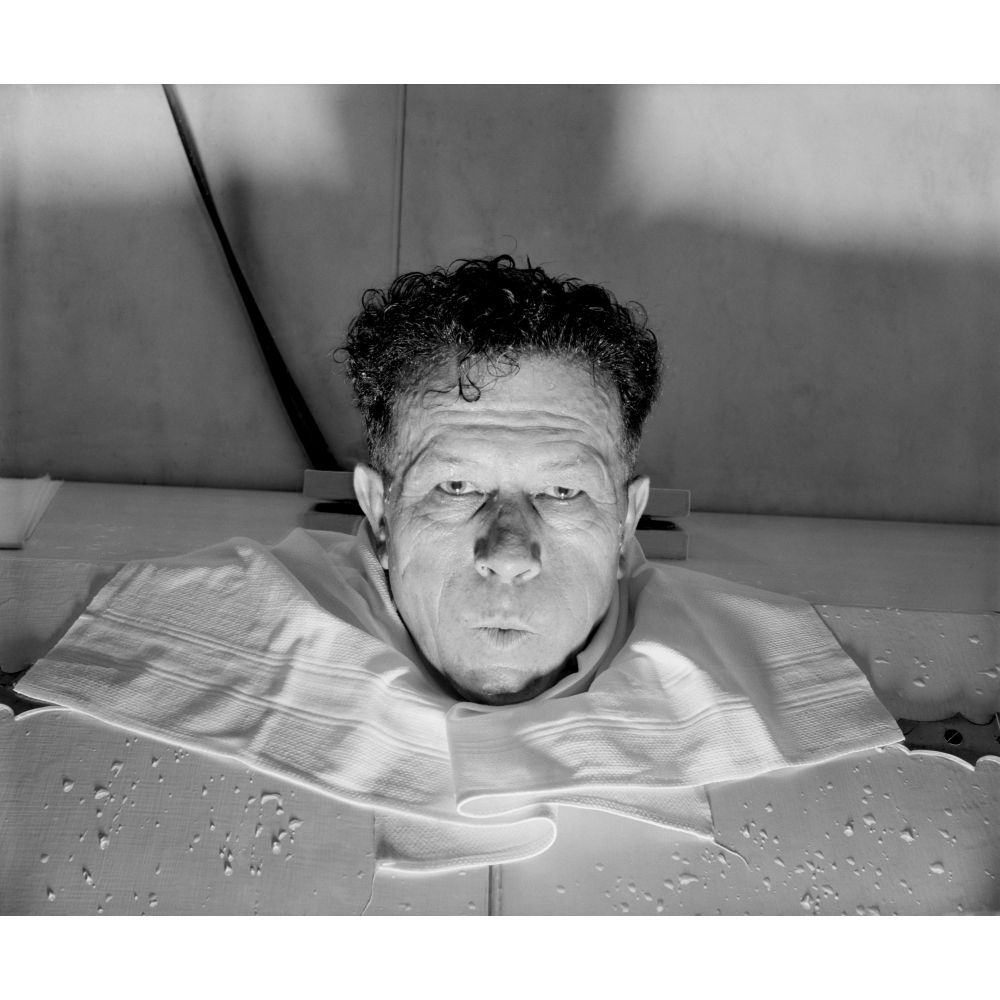 Senator Allen Ellender Of Louisiana In A Steam Bath. Mar. 17 History ...