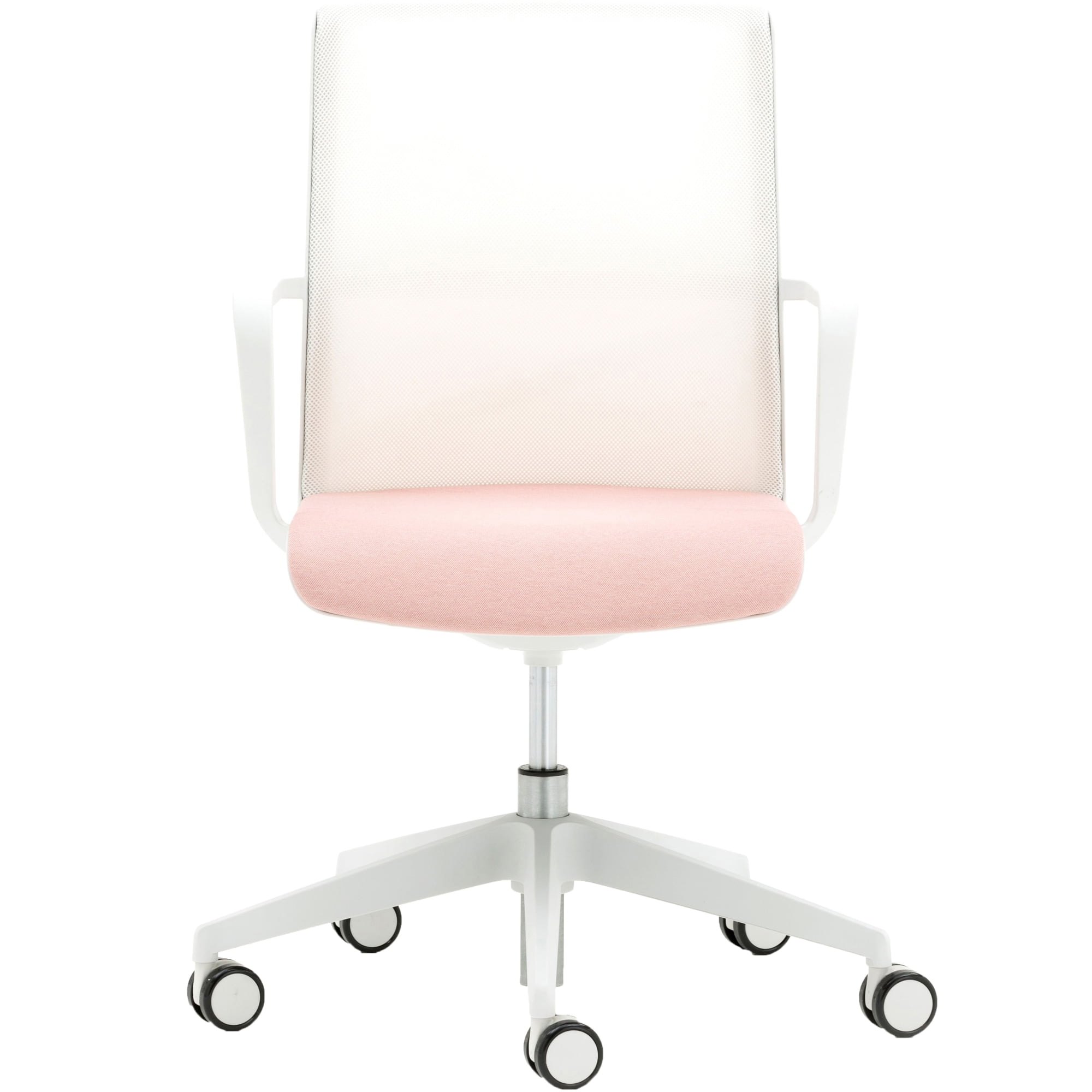 Senator Circo Metal Mesh Back Conference Chair in Blush Pink - Walmart.com