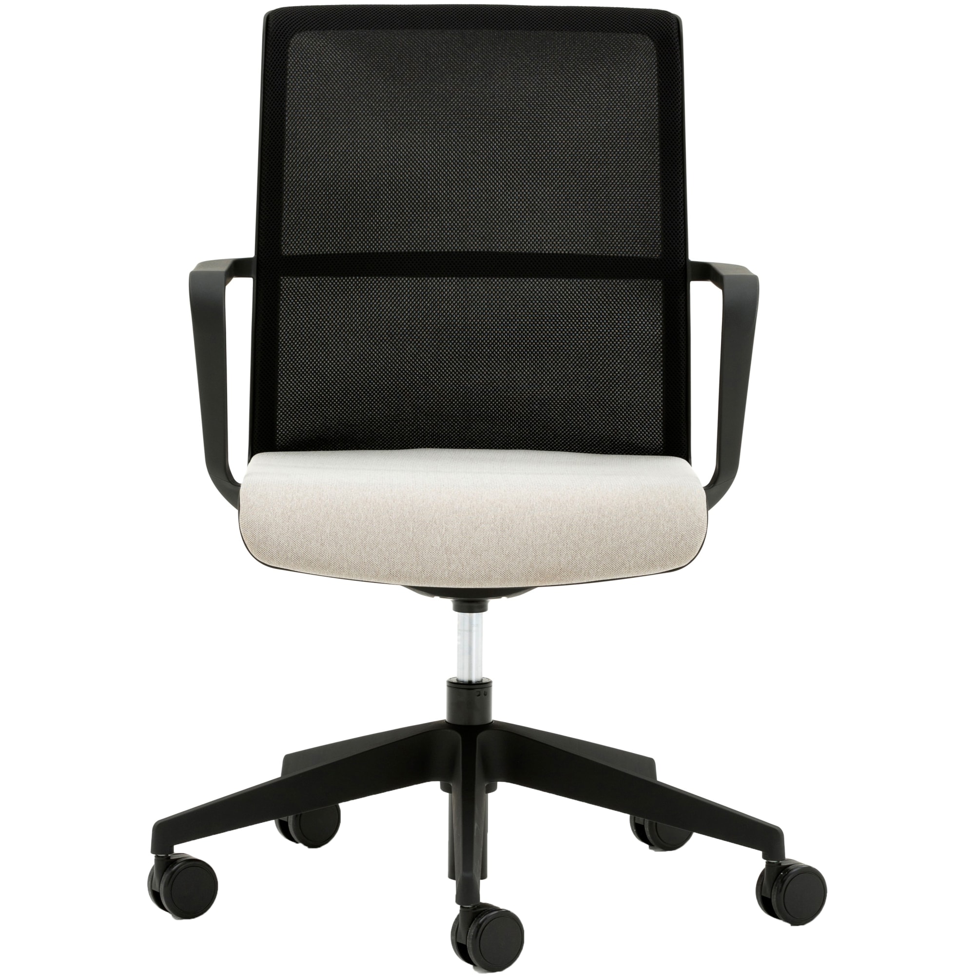 Senator Circo Metal Mesh Back Conference Chair in Pebble Gray - Walmart.com