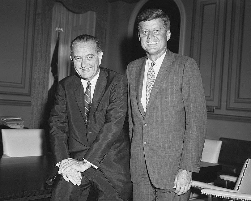 Senators Kennedy and Johnson During 1960 Campaign - 20x30 Inch Glossy ...
