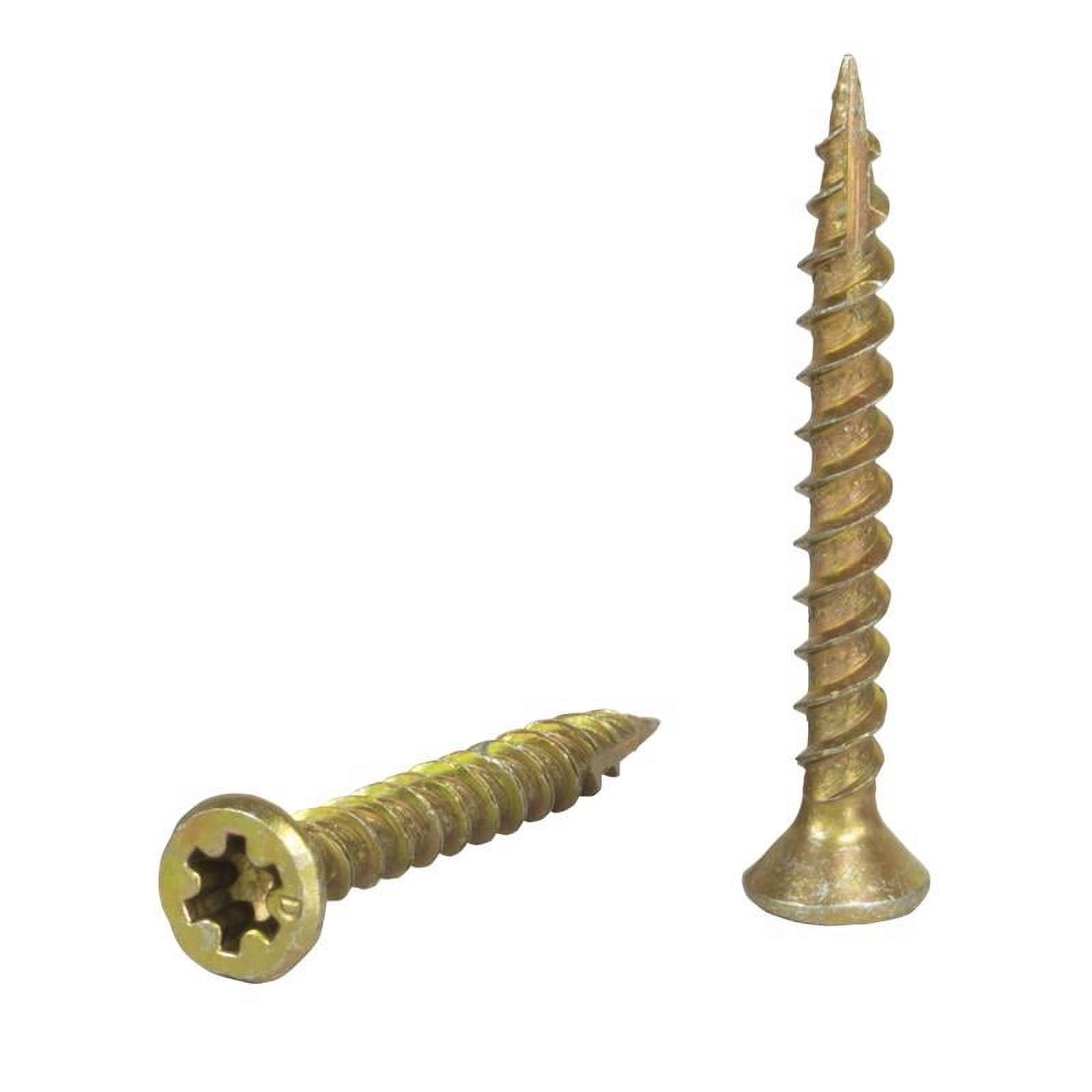 Senco 08F150YTK Wood Screws, #8 x 1-1/2 Inch - Walmart.com