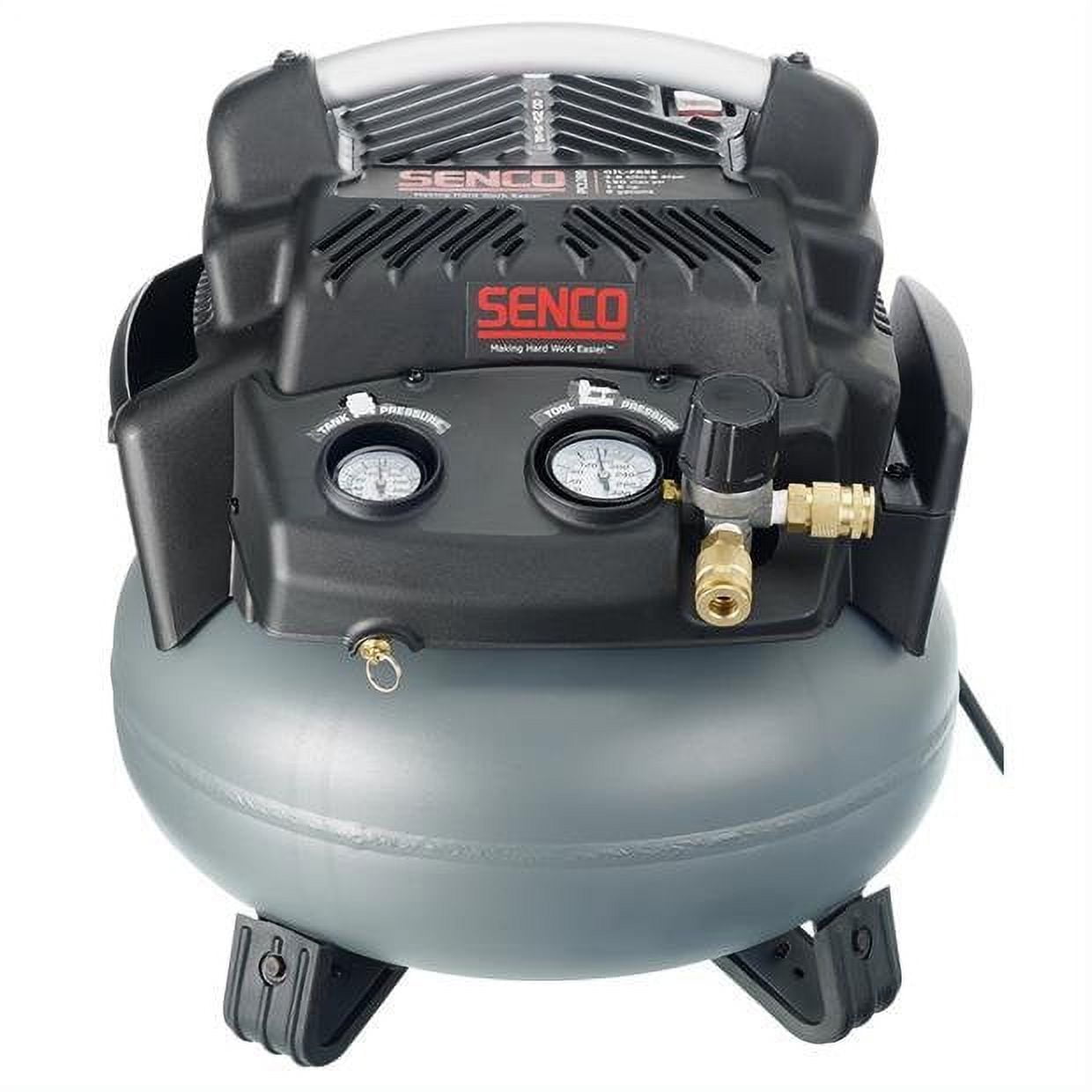 SENCO PC1280 1.5 HP 6 Gallon Oil-Free Pancake Air Compressor - Walmart.com