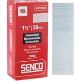 Senco AX17EAA 1-1/2" 18 Ga Straight Strip Galvanized Brad Nails 5000 ...