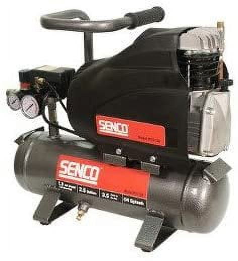 SENCO Electric Hand Carry Compressor, 2 Horsepower 4.3 Gallon, Portable ...