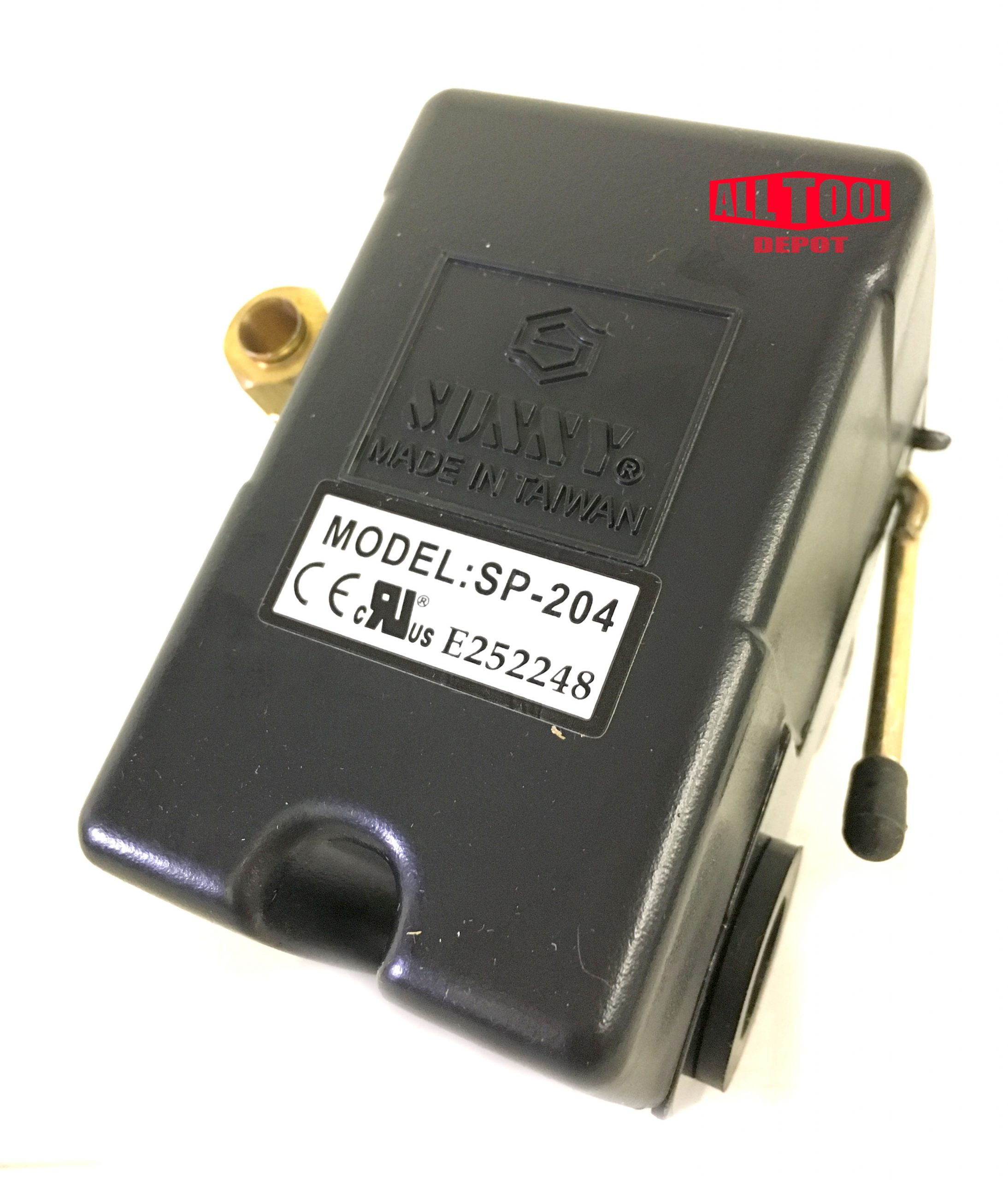 Senco Pressure Switch 4 Ports Replacement 95-125 PSI w/Unloader - Walmart.com