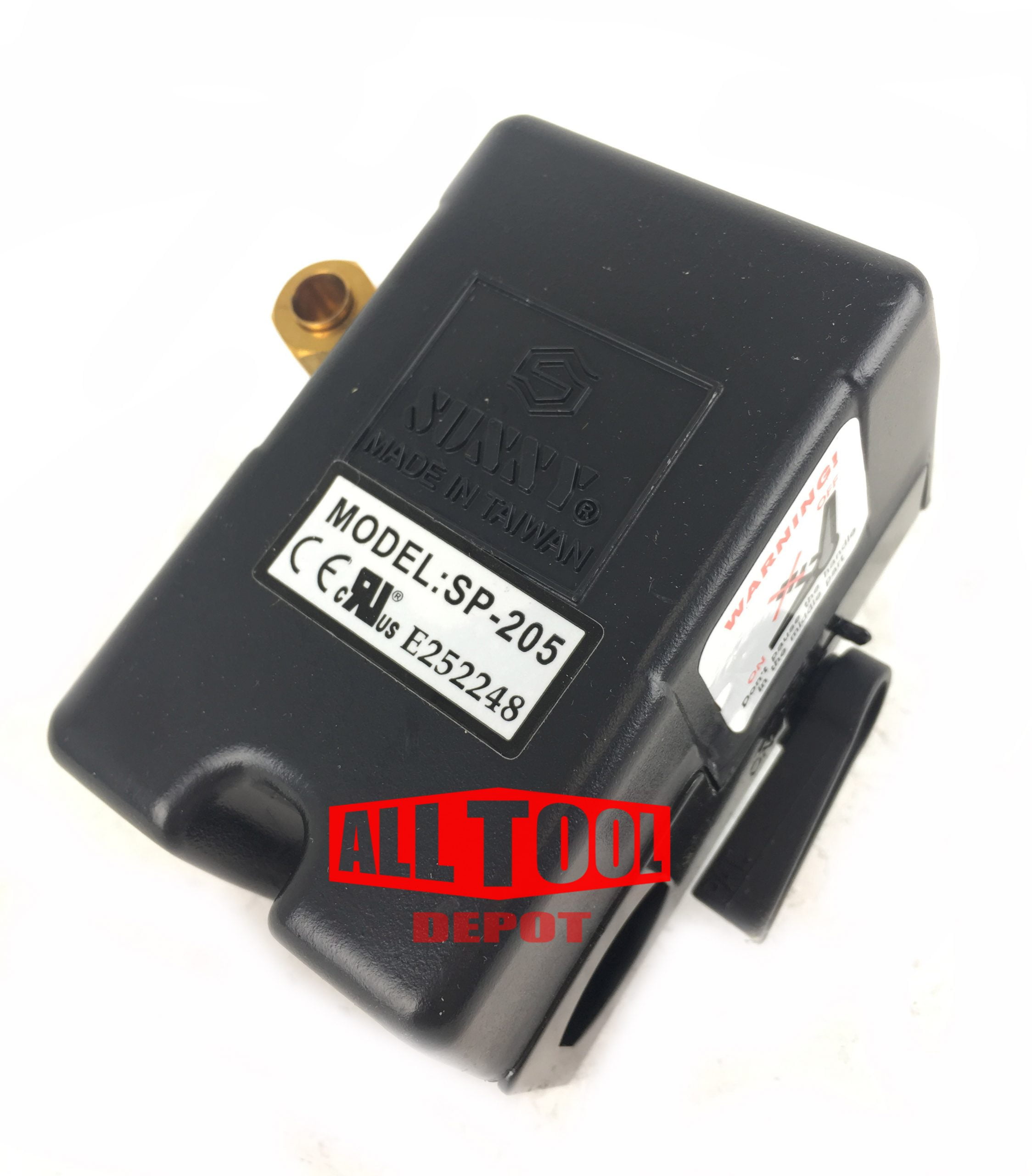 Senco Pressure Switch Single Port Replacement 95-125 PSI w/Unloader - Walmart.com
