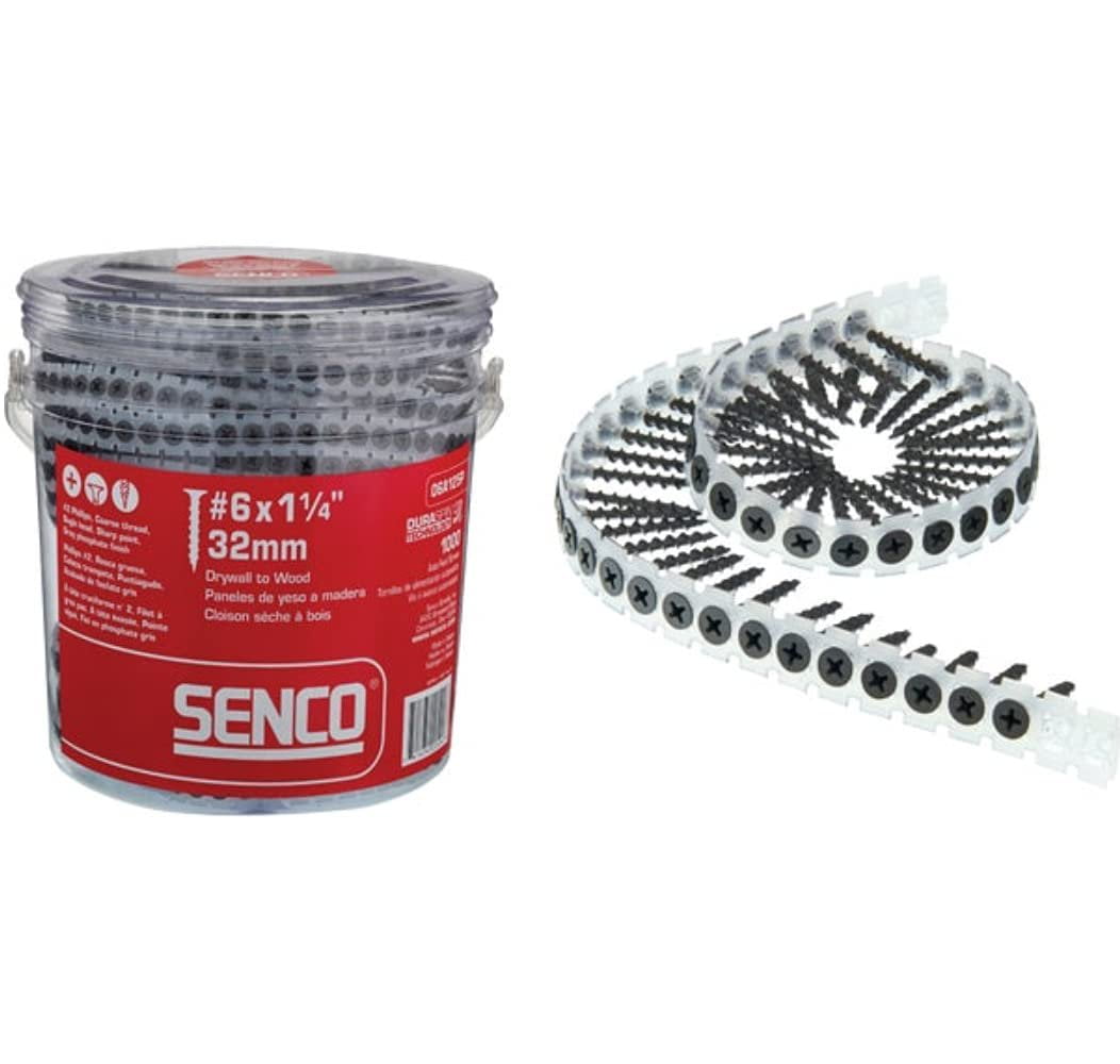 Senco Screw Collated No.6x1-1/4 " - Walmart.com
