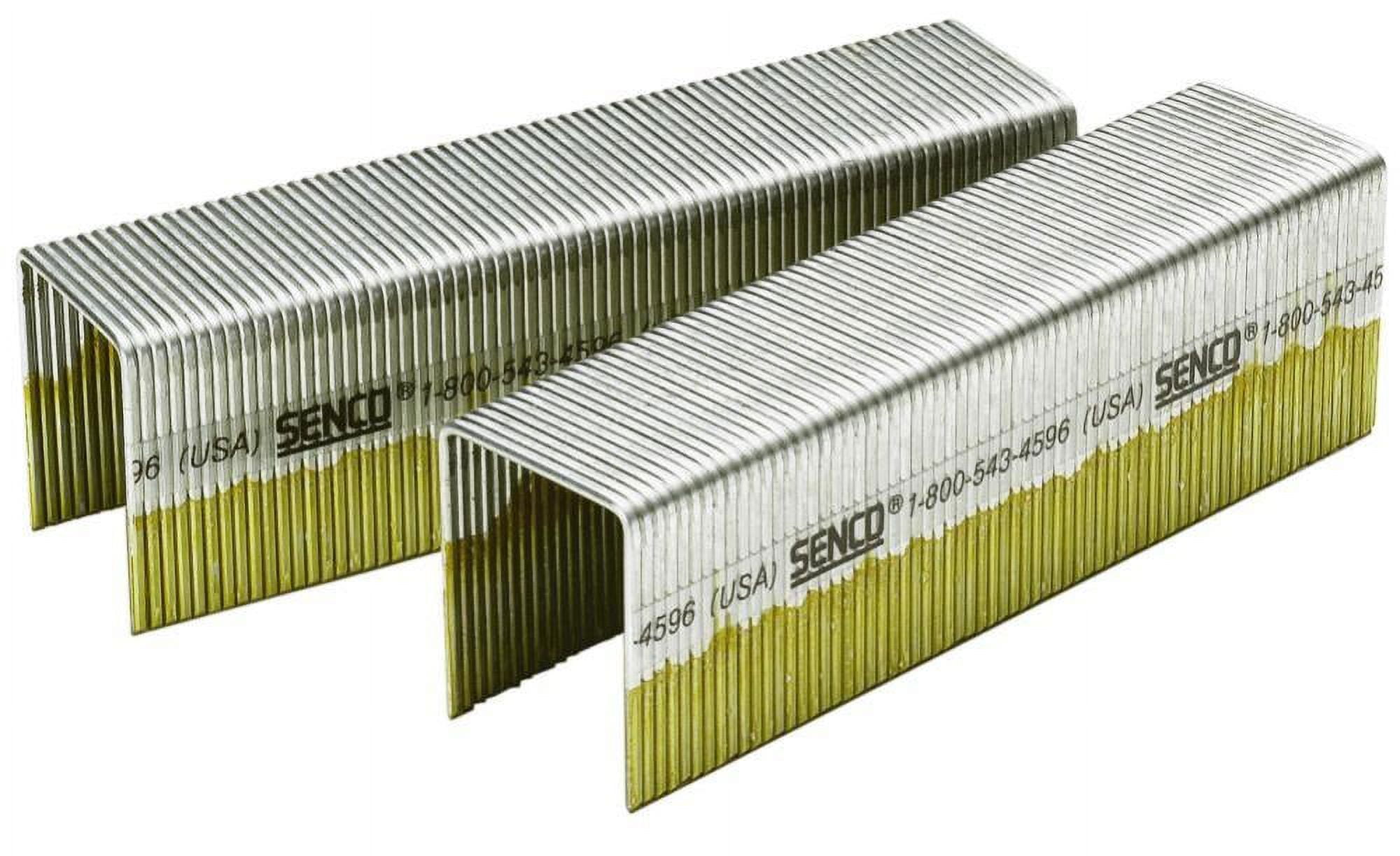SENCO P11BAB Wire Staple, 1 in W Crown, 3/4 in L Leg, 16 Gauge, Galvanized Steel - Walmart.com