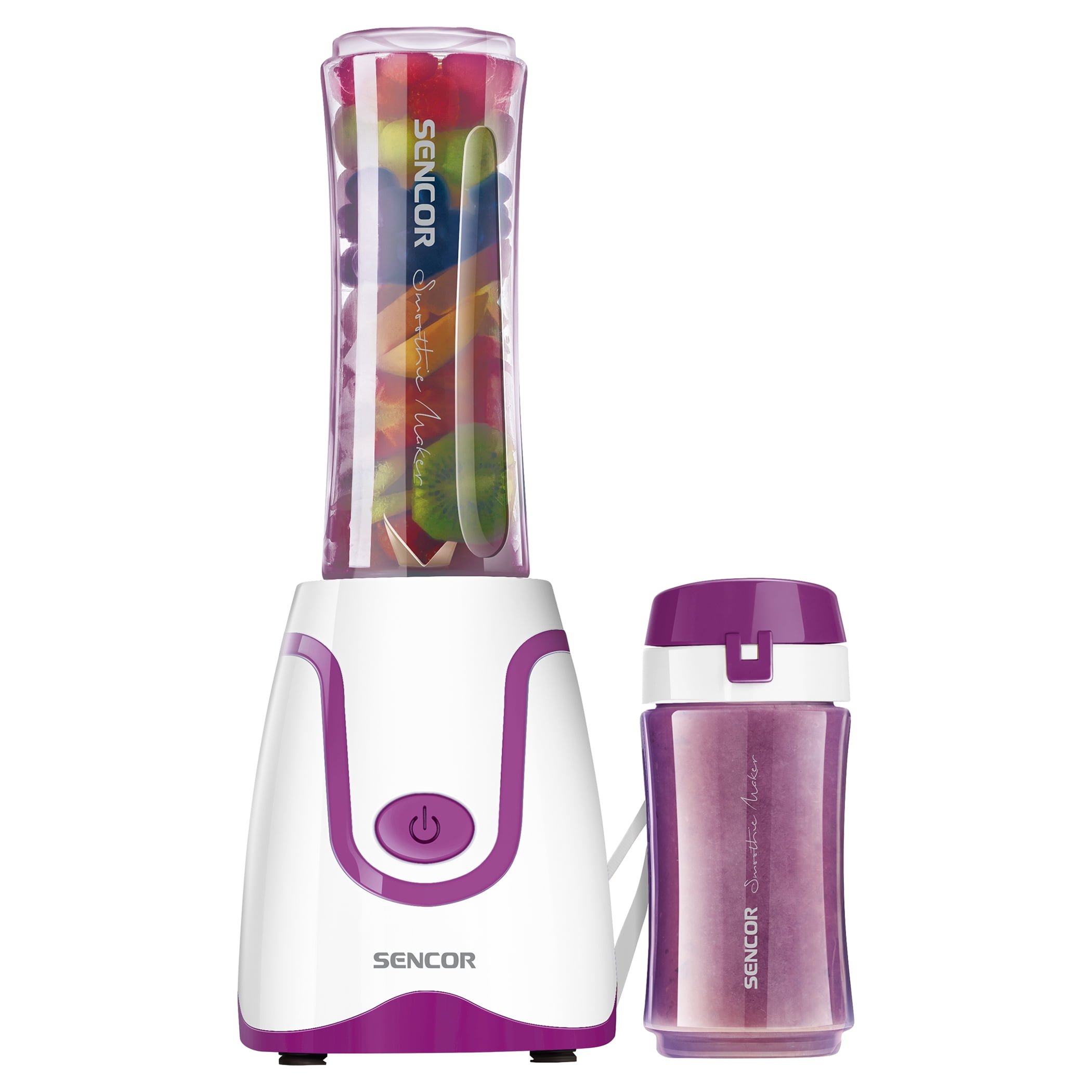 Sencor SBL2205VT Smoothie Blender with 2 Bottles (0.3-Liter and 0.6 ...