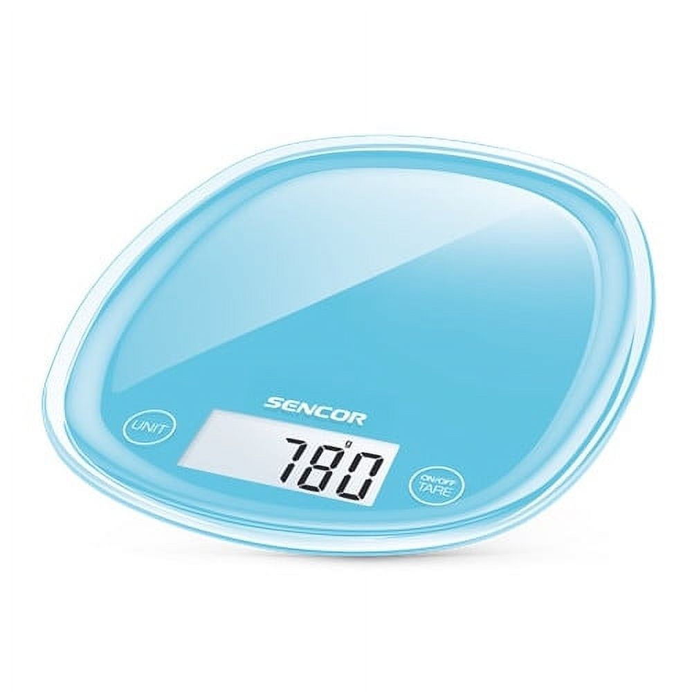Sencor SKS32BL Digital Kitchen Scale with Display, Forget-Me-Not Blue ...