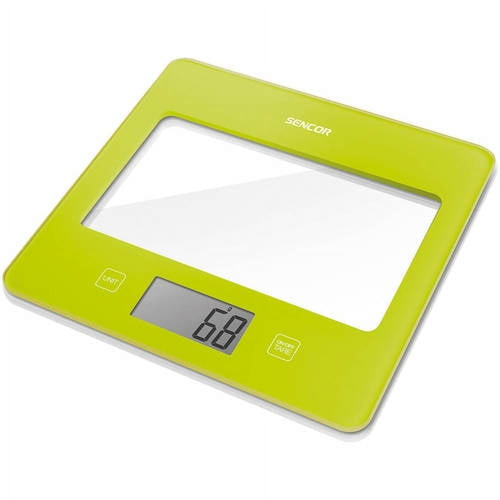 Sencor SKS5021GR Digital Kitchen Scale with Display, Green - Walmart.com
