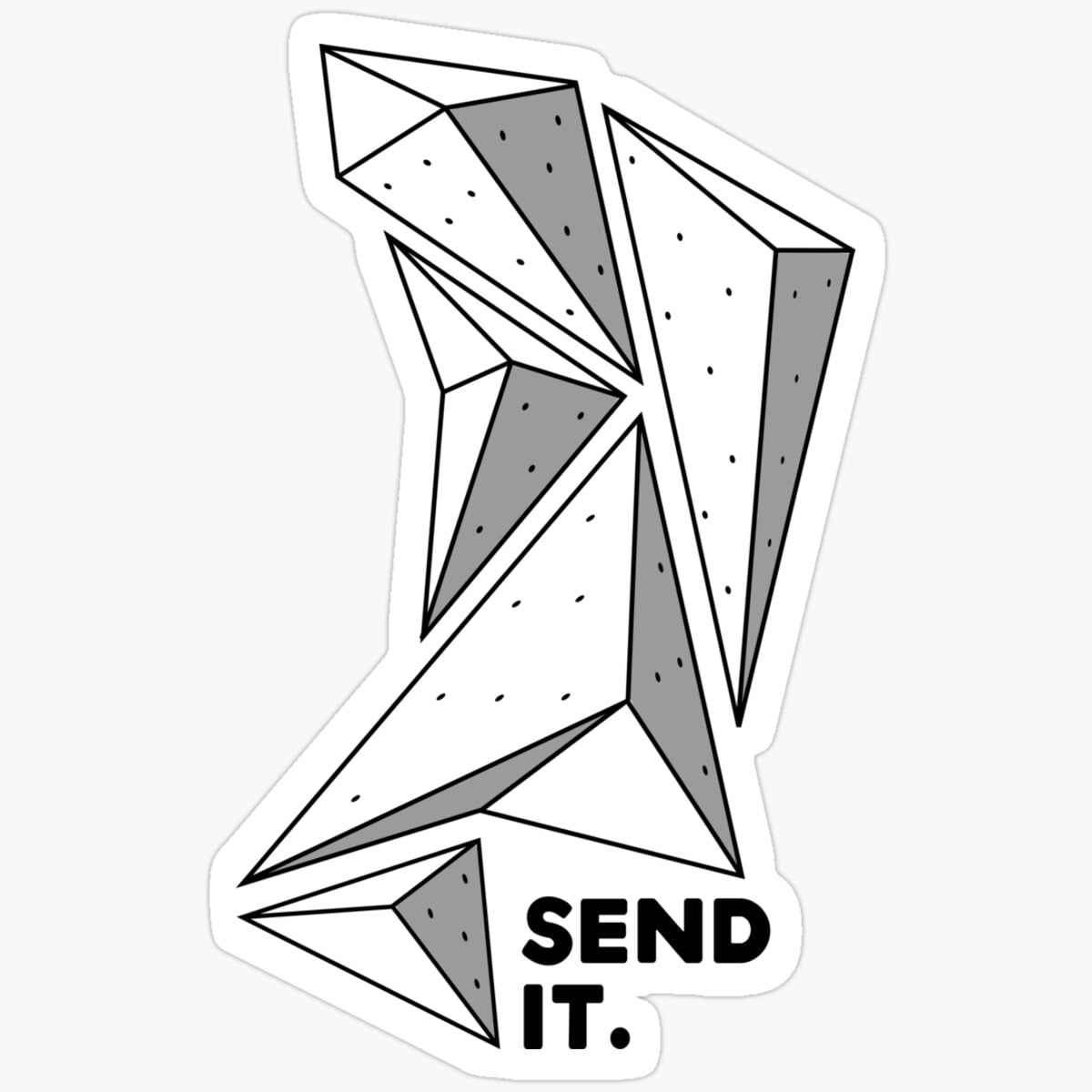 Send It. Sticker. Gift For You - Decorate Laptops, Water Bottles, And ...