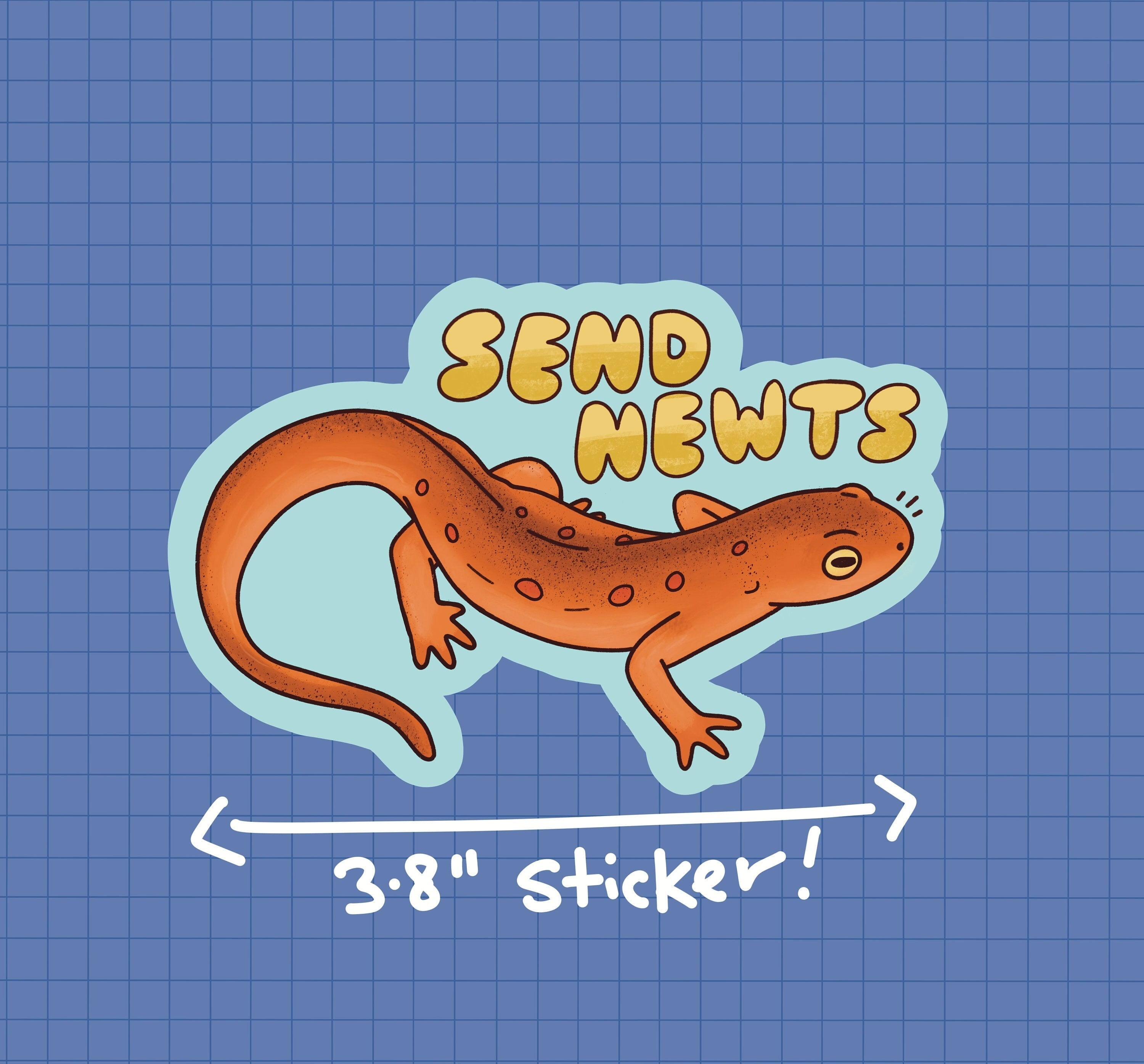 Send Newts Sticker | Die Cut | Waterproof Vinyl (5x5inches) - Walmart.com