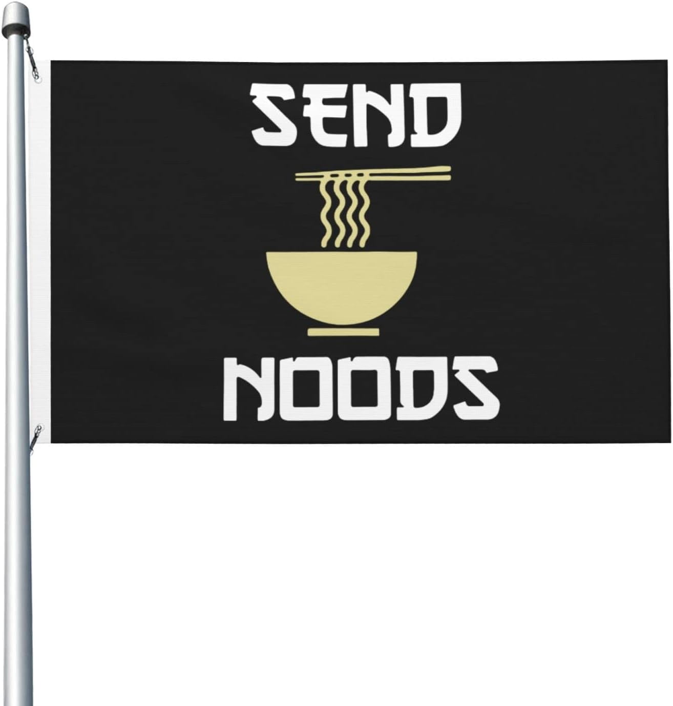 Send Noods Ramen Noodles Daily Flag 3x5 Ft Outdoor Decoration Banner ...