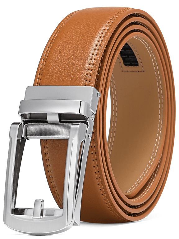 Snap On Silver Star and Circle Studded Cowhide Leather Belt - Walmart.com