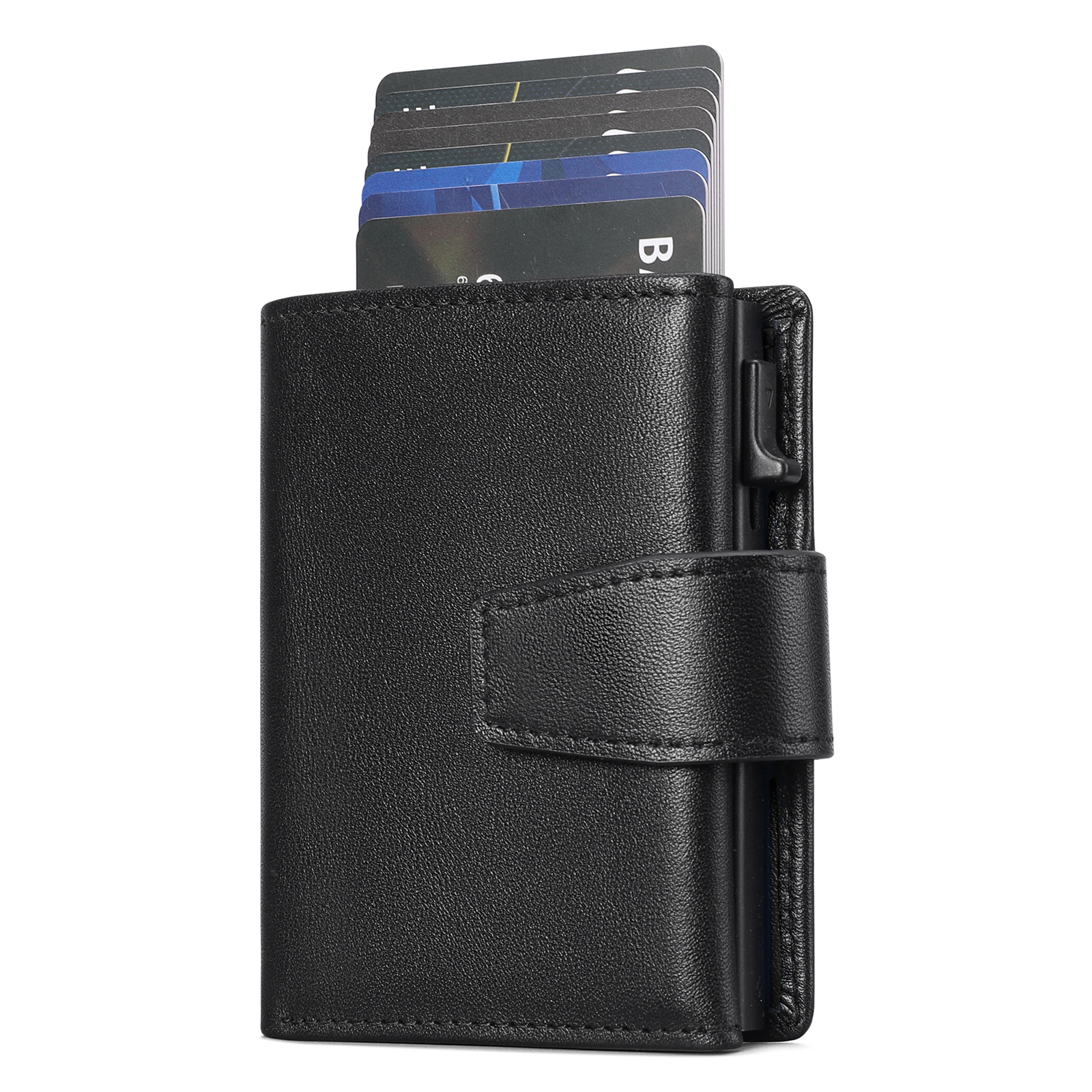 Vizliter Minimalist RFID Blocking Wallet for Men with Slim Pop-up ...