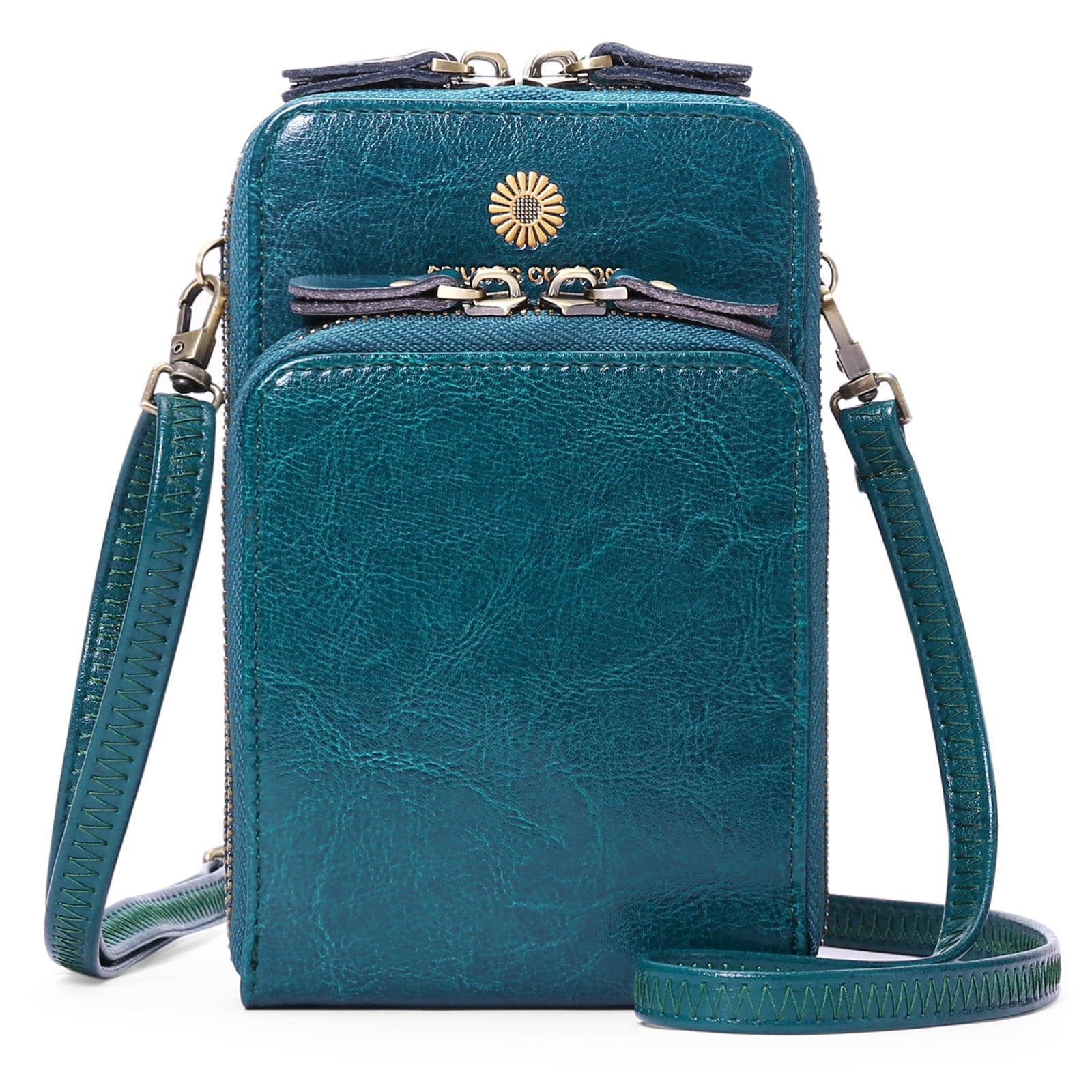 "Sendefn Small Crossbody Phone Purse for Women, Genuine Leather Handbag ...