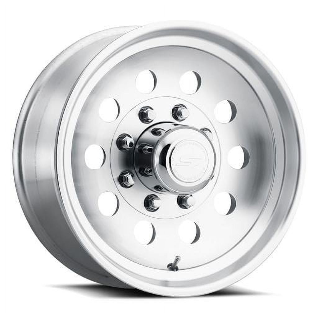 Sendel S20 16" 8-Lug Utility Travel Boat Camper RV Trailer Wheel Rim Silver Machined (QTY 1 ...