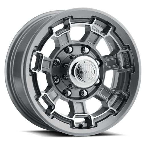 Sendel T18 16" 8-Lug Boat Camper RV Trailer Wheel Rim Gray Machined ...