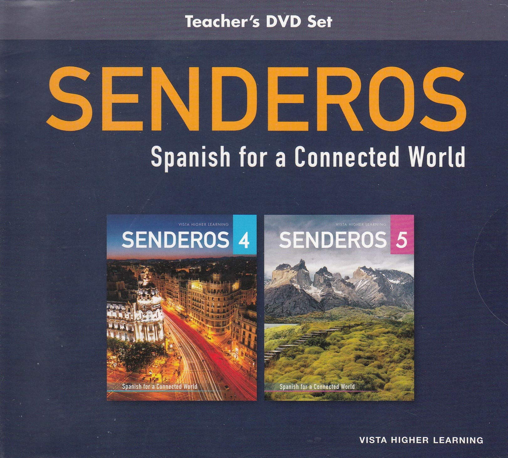 New - Senderos: Spanish for a Connected World (Teacher's DVD set for 4 ...