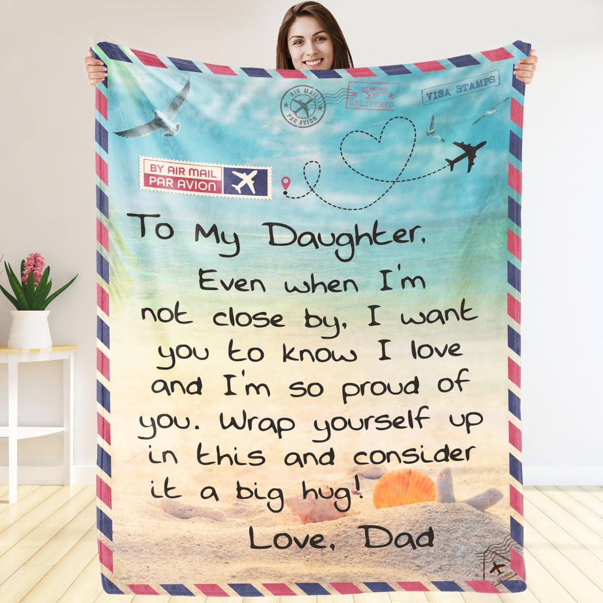 Sending Big Hugs Blanket, Christmas, Xmas, Birthday Gifts for Women ...
