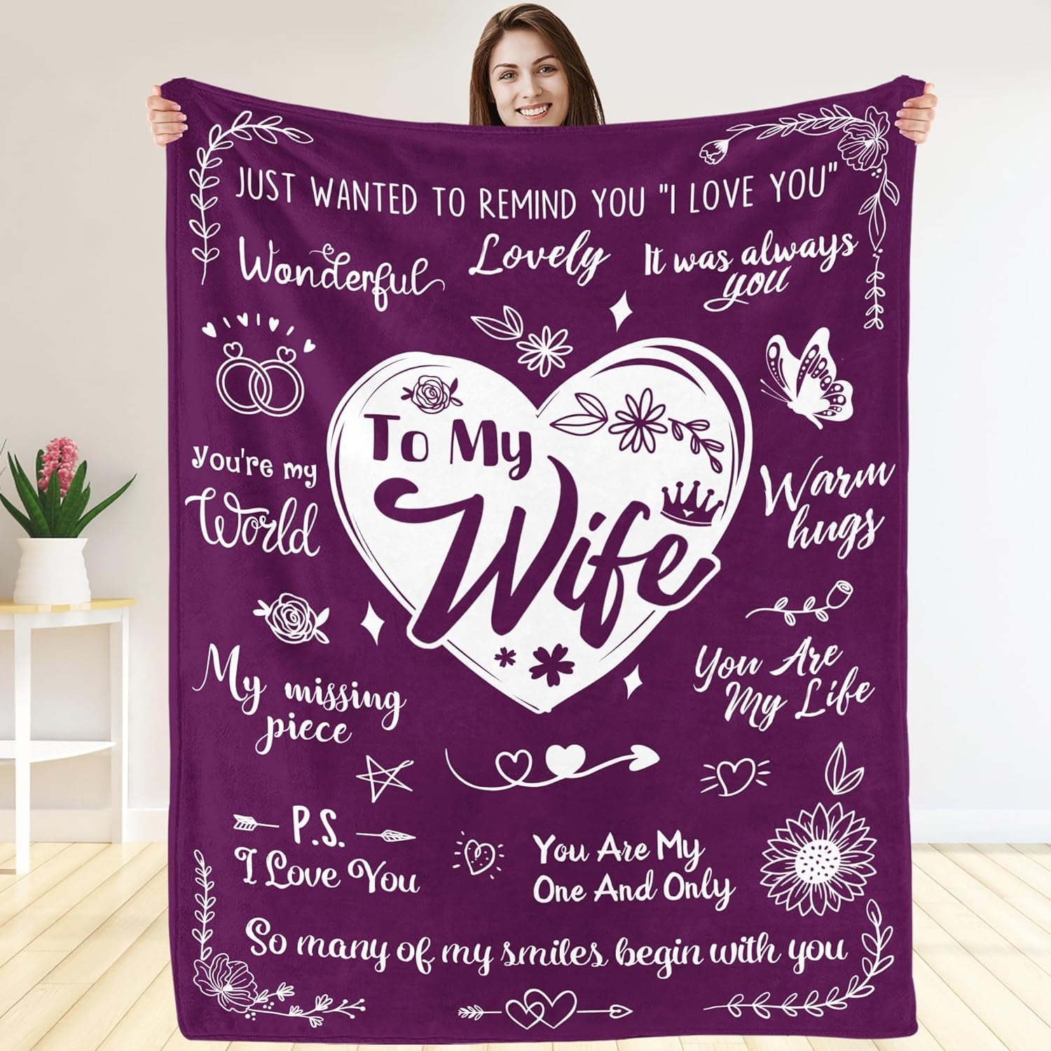Sending Big Hugs Blanket, Christmas, Xmas, Birthday Gifts for Women ...