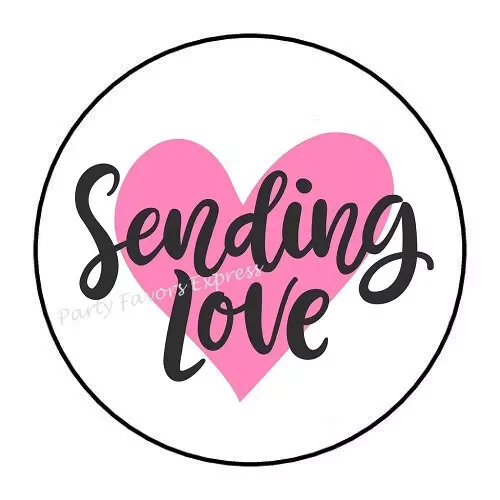 Sending Love Sticker Party Favors Sticker Envelope Seals Labels ...