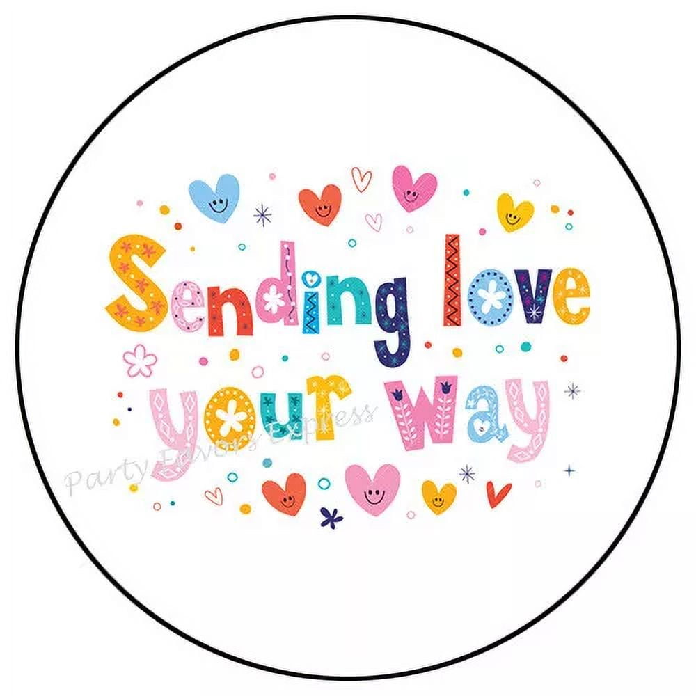 Sending Love Your Way Sticker Party Favors Sticker Envelope Seals ...