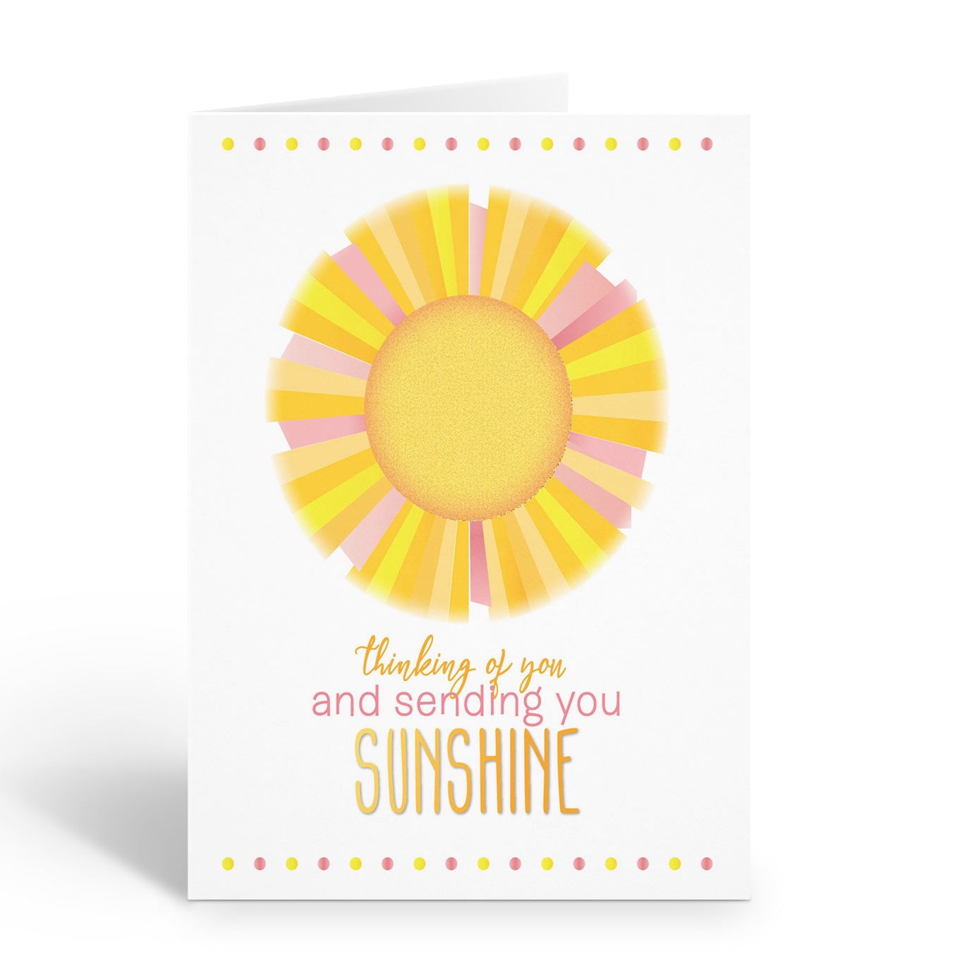 Sending Some Sunshine Thinking of You Note Cards - 10 Note Cards with ...