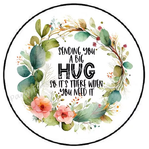 Sending You A Big Hug Sticker Party Favors Sticker Envelope Seals ...