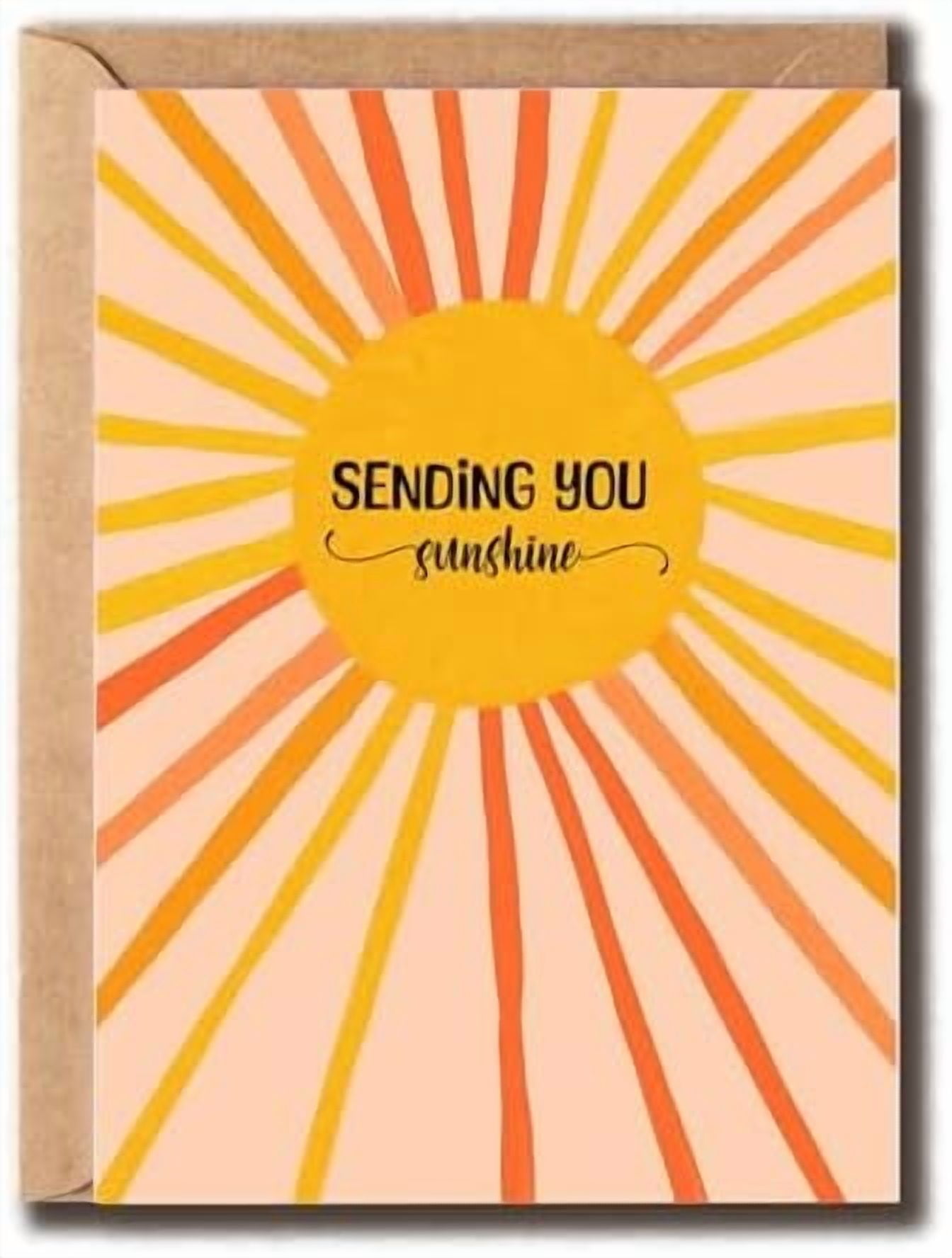 Sending You Sunshine Card - Sun Birthday - Funny Encouragement ...