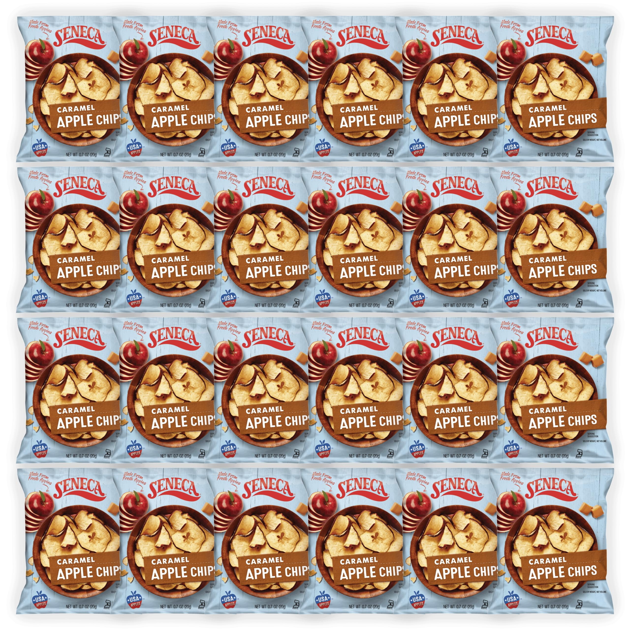 Seneca Caramel Apple Chips | 100% Red Delicious | Yakima Valley ...