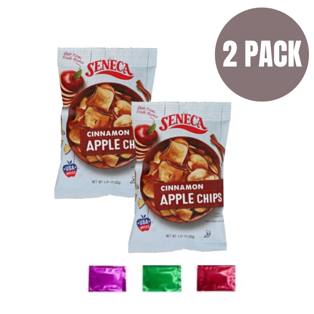 Seneca Cinnamon Apple Chips 1.5 oz, 2 Pack – Gluten-Free, No ...