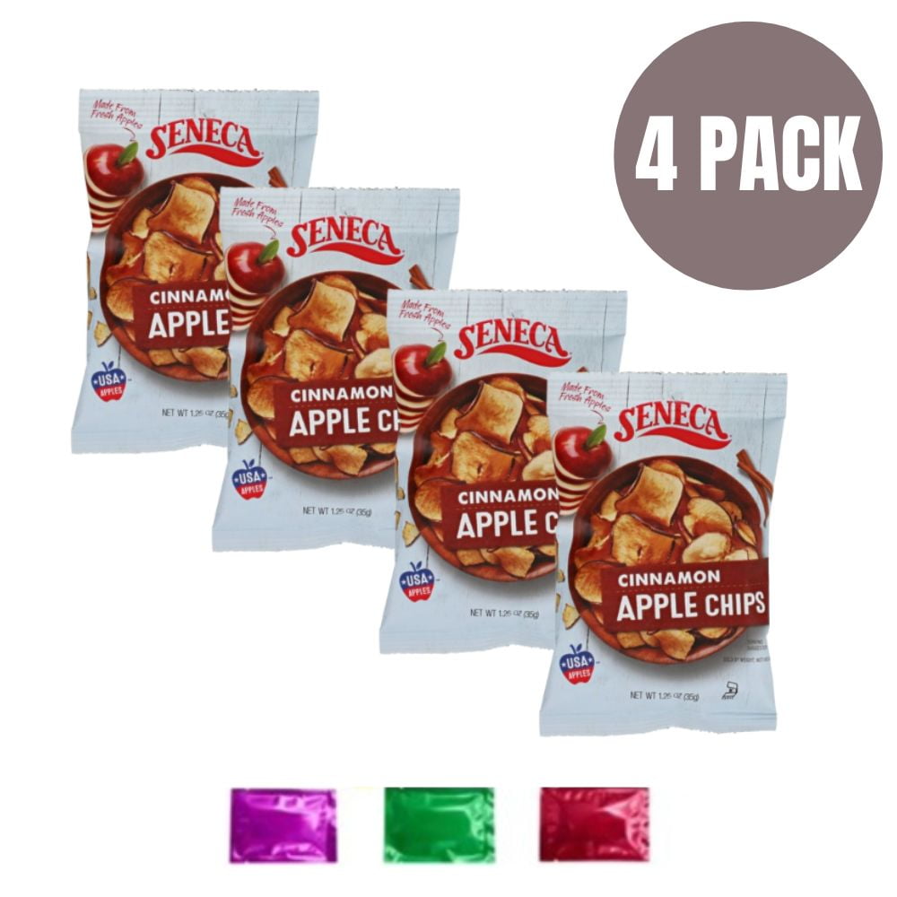 Seneca Cinnamon Apple Chips, Gluten-Free Crunchy Apple Snack, 1.5 oz ...