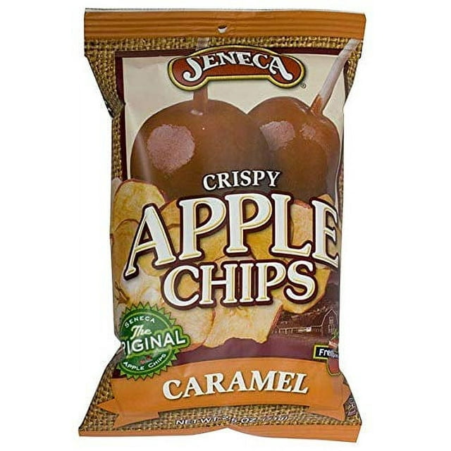 Seneca Foods Healthy Snack - Crispy Apple Chips, Sweet Caramel | Pack ...