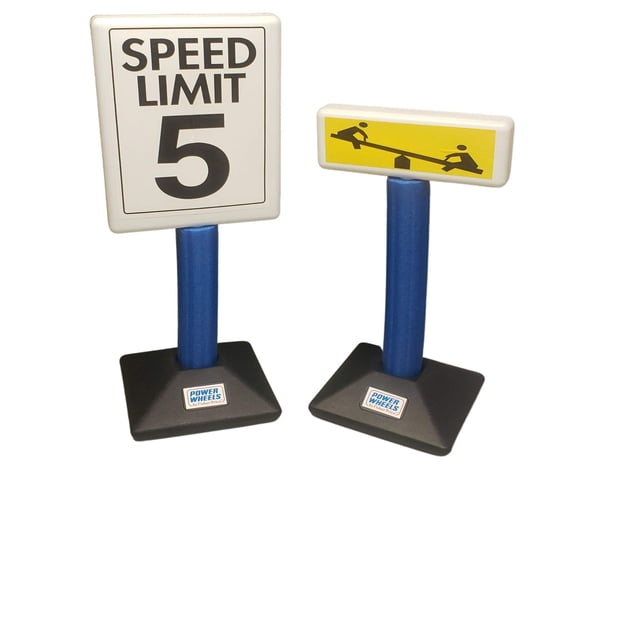 Seneca Sports Power Wheels Speed Limit/Playground Sign Set - Walmart ...