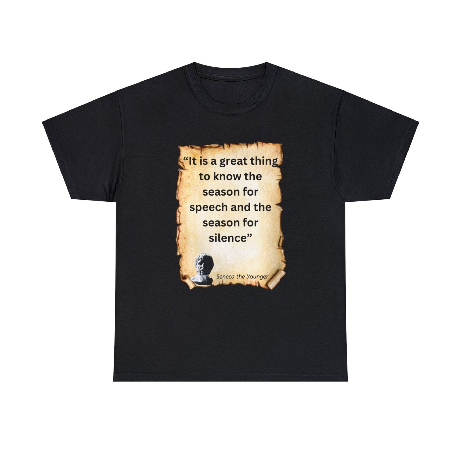 Seneca The Younger On Communication Stoic Stoicism Tee T-shirt Quote ...