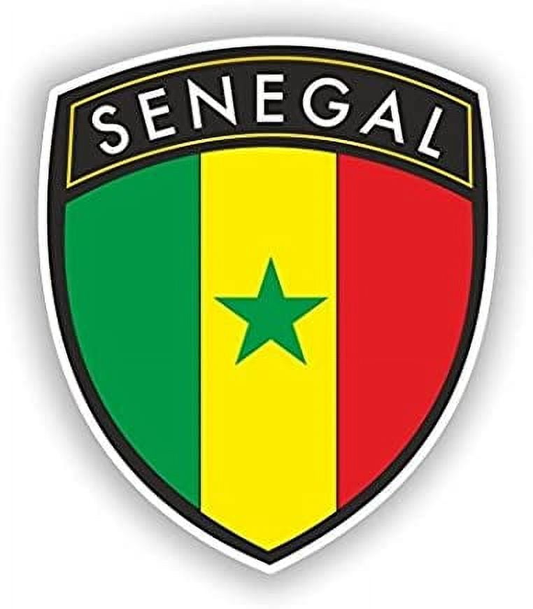 Senegal Flag Design Vinyl Stickers - Sticker Graphic - Auto, Wall ...