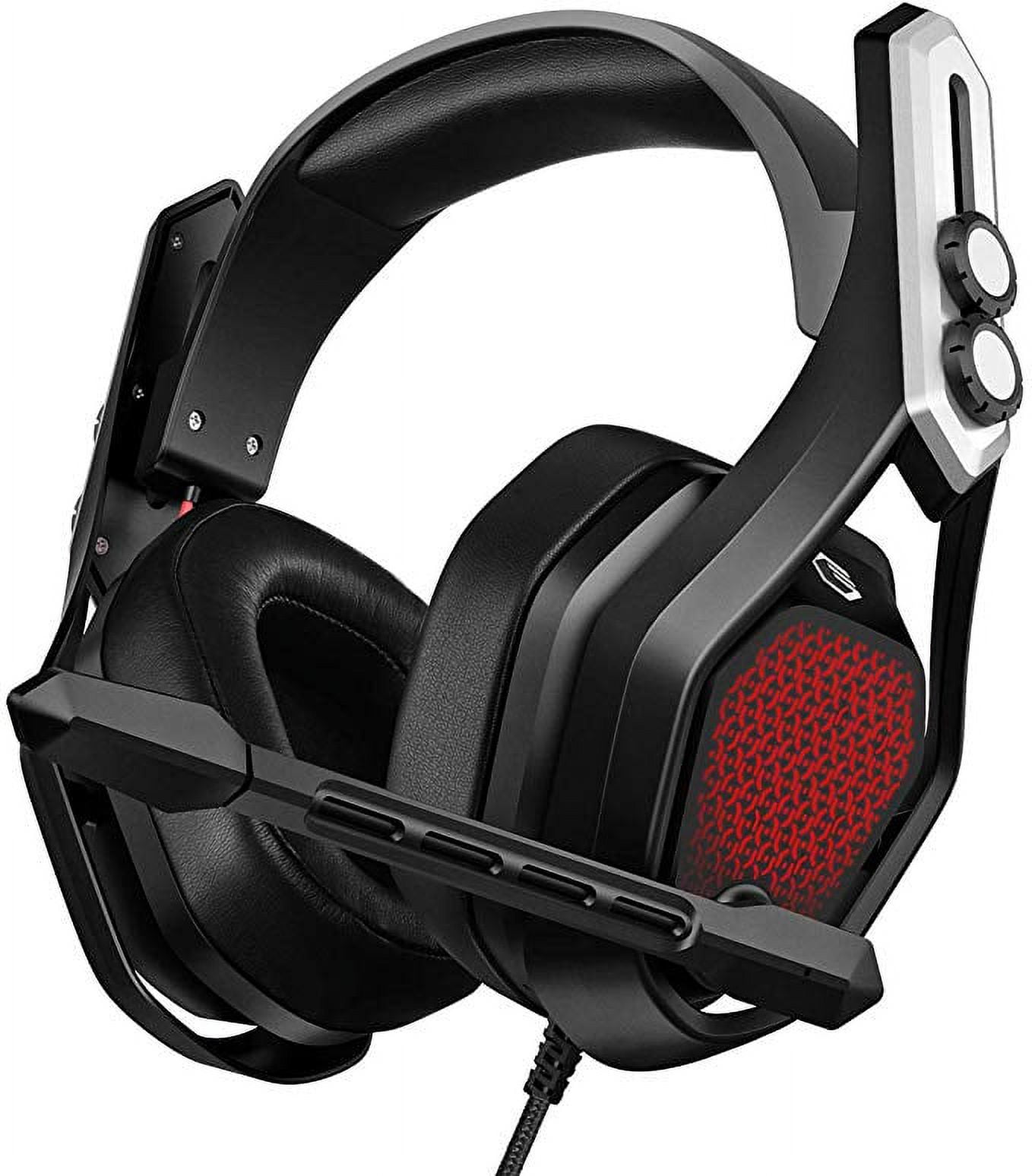 Seneo Iron Wired Gaming Headset Professional, 7.1 Surround Sound ...
