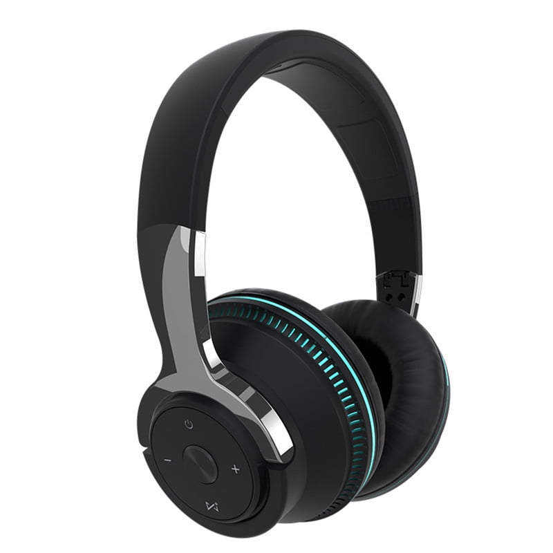 Seneo Wireless Bluetooth 5.1 Headphones, Over Ear Colorful LED Lights ...