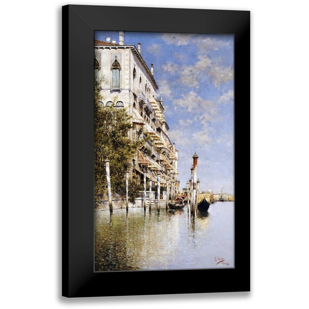 Senet, Rafael 10x14 Black Modern Framed Museum Art Print Titled - Along ...