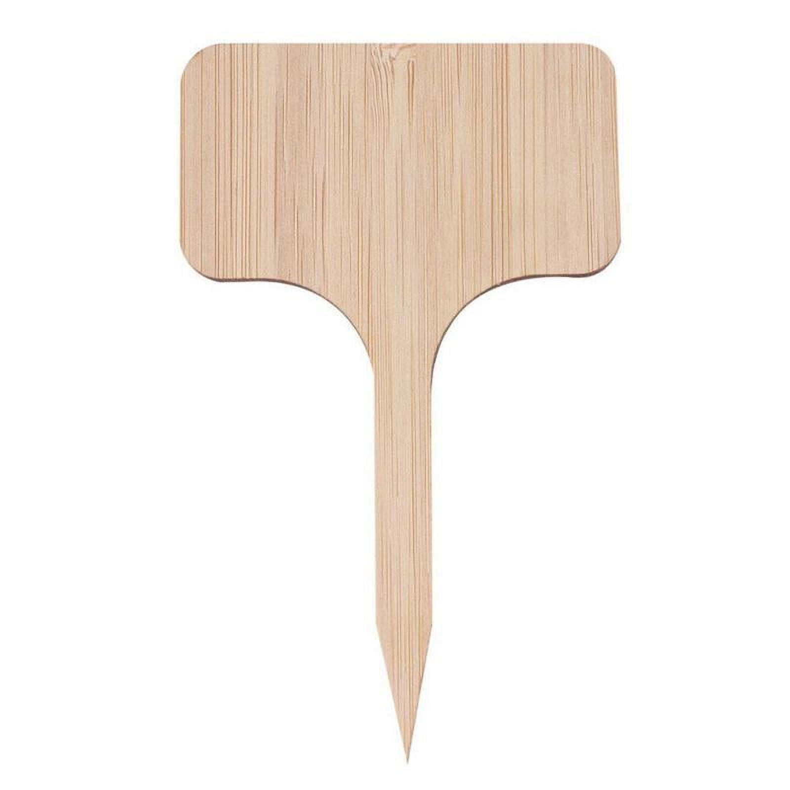 Senew 1-100X Bamboo Plant Labels Garden Marker Eco-Friendly T-Type ...