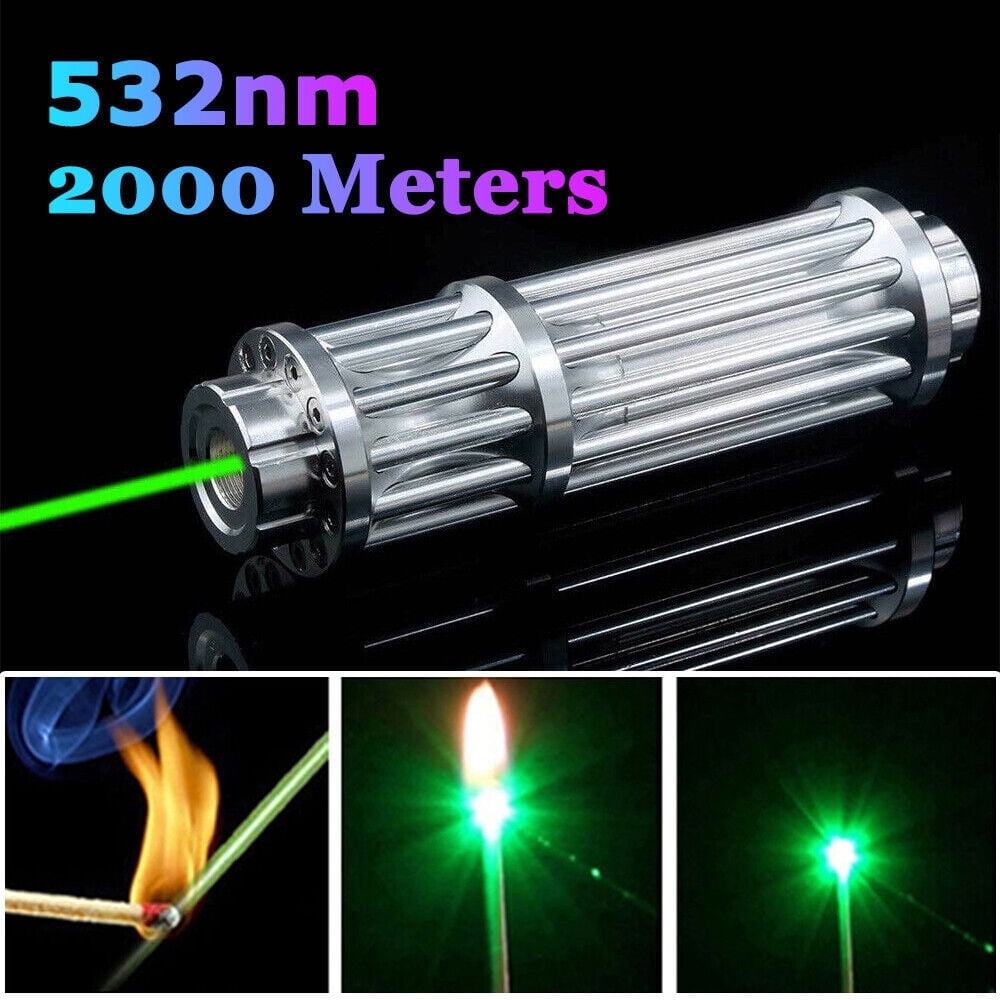 Senew Laser Pointer Pen Green Long Range Visible Beam Light Zoom Focus ...