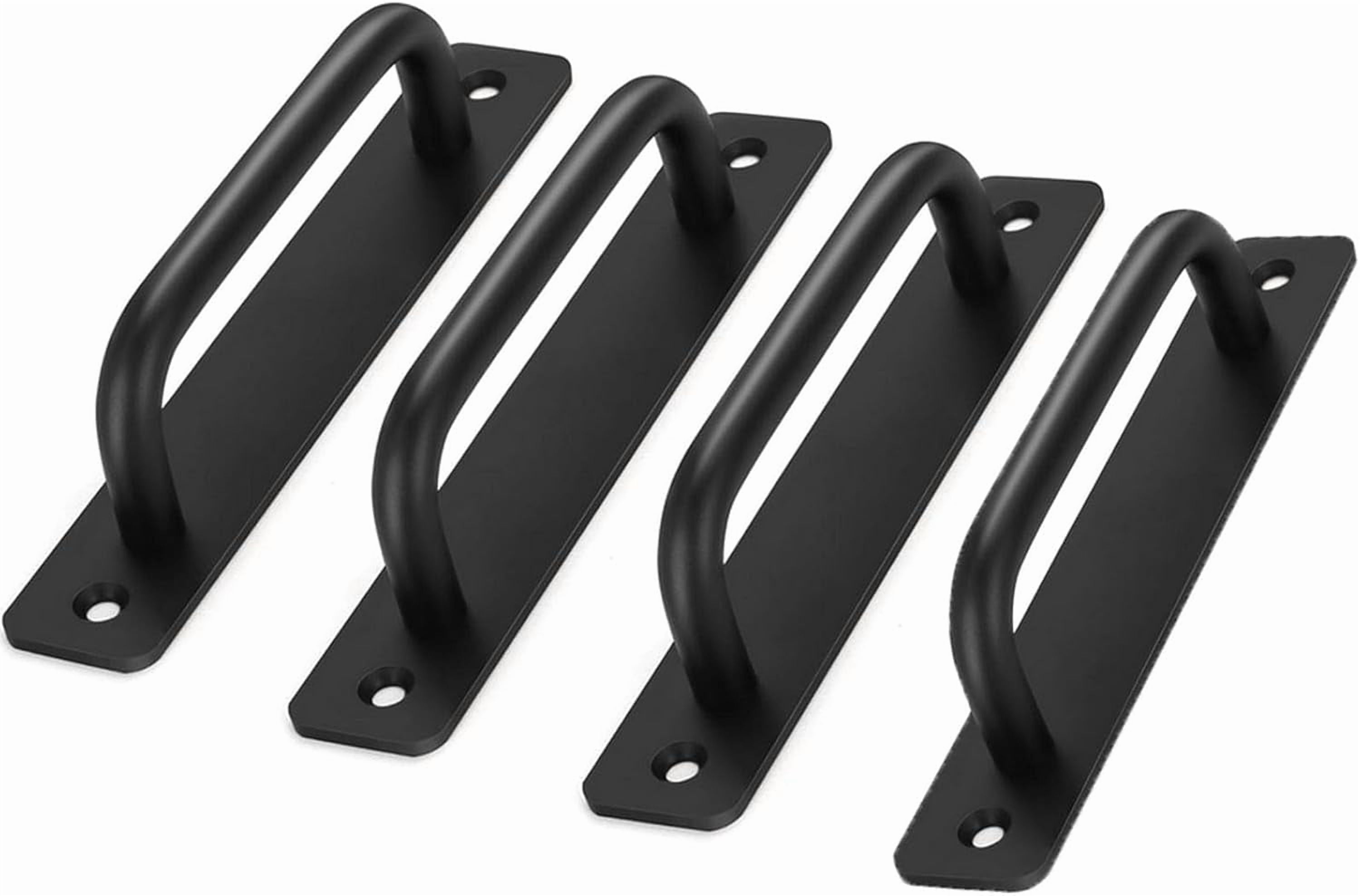 Senfei Metal Heavy Duty Barn Door Handle Flush Long Base Handle Pulls ...